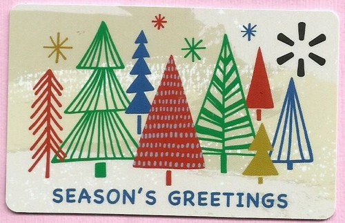 WALMART Collectible No Value Gift Card - SEASON'S GREETINGS - FD101307 ...