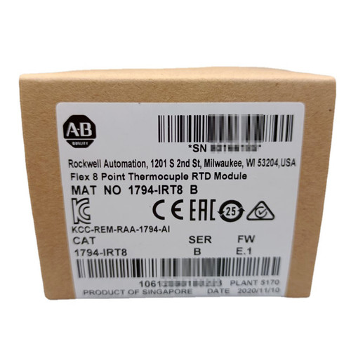 Allen-Bradley New AB 1794-IRT8 SER B Flex 8 Point Thermocouple RTD ...