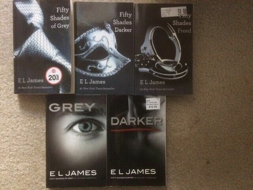 Fifty Shades of Grey Trilogy set - Fifty Shades/ Darker / Grey 5-book ...