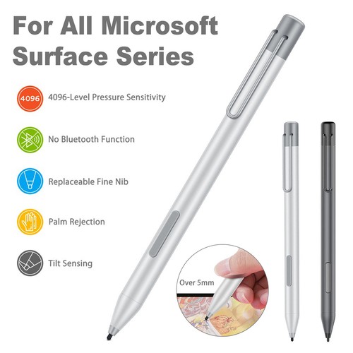 Stylus Pen For Microsoft Surface Pro 3/4/5/6/7/8/9/X Go 2/3/4 Book ...