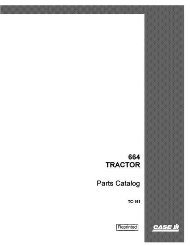 CASE IH 664 TRACTOR PARTS CATALOG | eBay