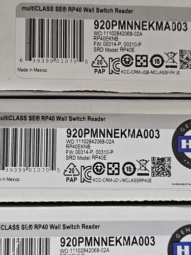 HID 920PMNNEKMA003 RP40 multiCLASS SE Reader With Bluetooth Chip | eBay