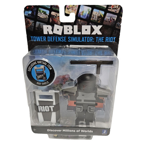 Roblox Tower Defense Simulator Figure Riot Shield Exclusive Virtual ...