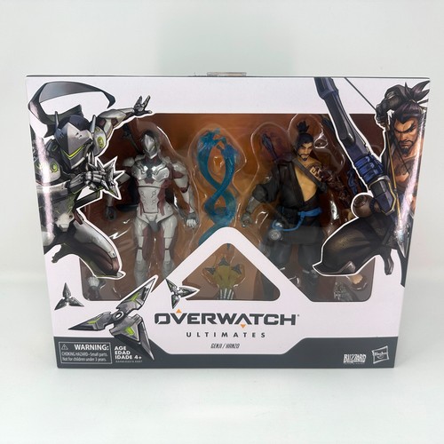 Overwatch Ultimates Series Genji & Hanzo Action Figures Hasbro Blizzard ...