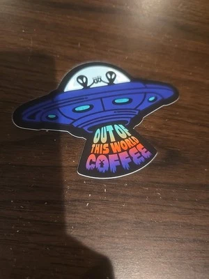 Dutch Bros March 2025 Sticker Drop Alien UFO Out Of This