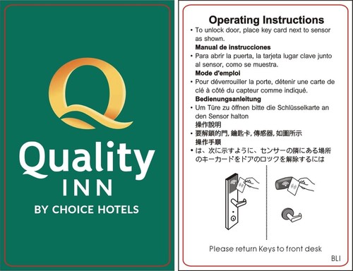 HOTEL KEY CARD FOR Onity/Kaba Quality Inn RFID cards+ | eBay