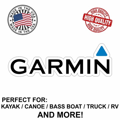 GARMIN Decal Sticker For Kayak Canoe Truck Bass Boat RV and More! | eBay
