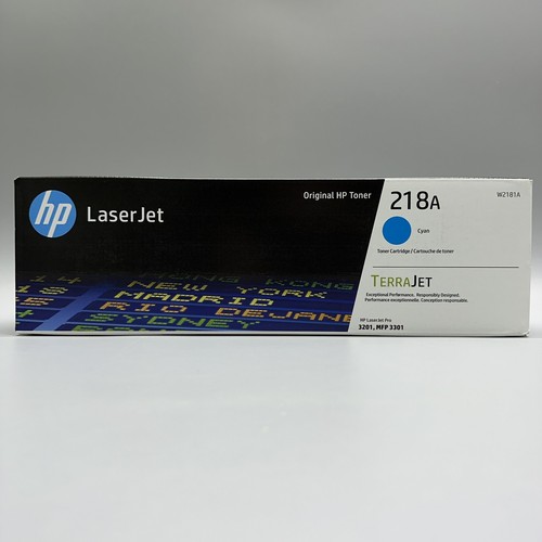 HP LaserJet Original HP Toner 218A Cyan Toner Cartridge (W2181A ...