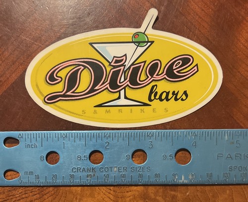 NOS - Vintage S&M BMX Dive Bars Sticker/Decal - Old School BMX | eBay