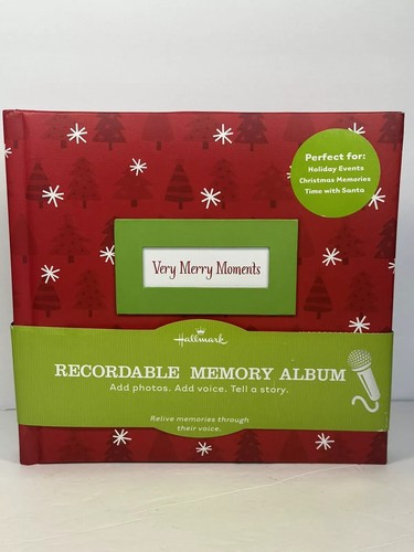 Hallmark Recordable Christmas Memory Album - Very Merry Moments- New ...