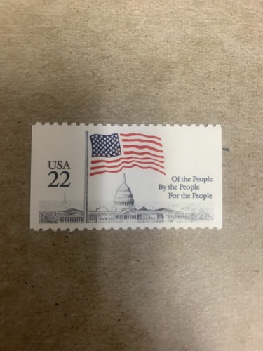 US Postage #2116a, Flag & Capital Dome 1985 22 Cent MNH Stamp Free ...