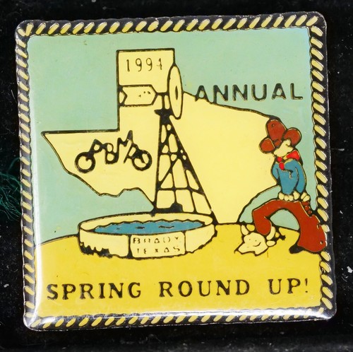 PBMA 1994 19th Annual Spring Roundup Brady Texas Motorcycle Rally Token ...