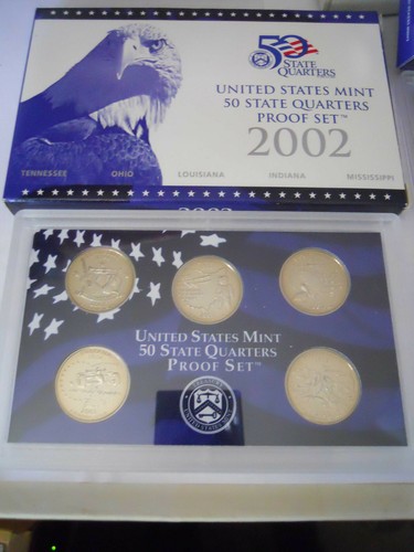 2002 STATE QUARTERS PROOF SET COA US MINT | eBay