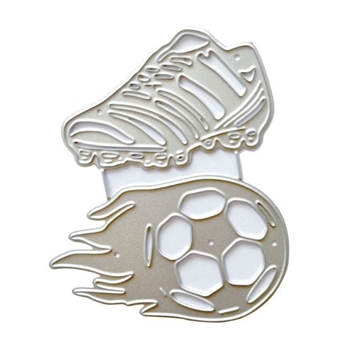 Metal Die Cuts Football Cutting Dies Stencils DIY Cutting Template for ...