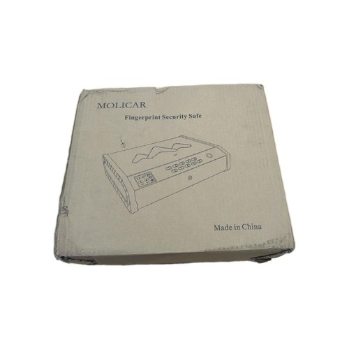 MOLICAR Gun Safe, Biometric Gun Safes for Handgun with LCD Temp ...