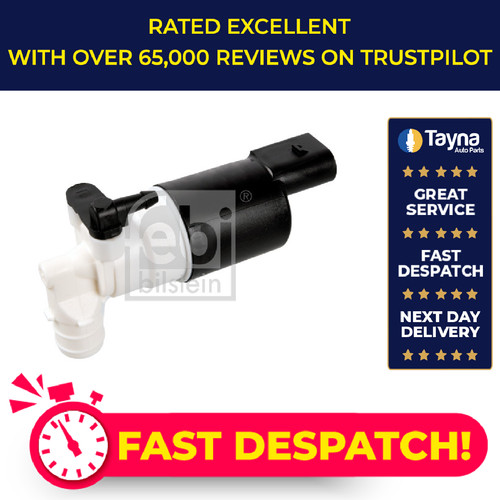Washer Pump fits VOLVO S60 MK2 1.5 15 to 18 31349264 Febi Top Quality ...