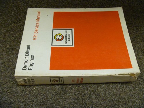 1990-1992 Detroit Diesel 6V-71 8V-71 12V-71 16V-71 Engine Service ...