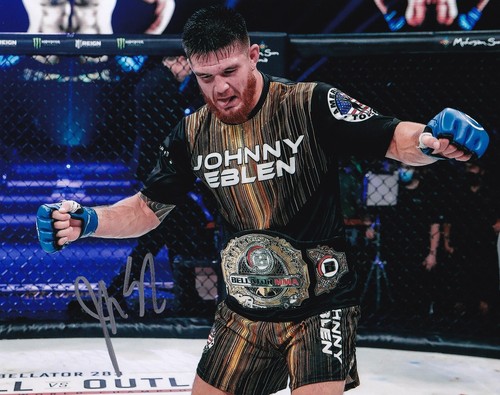 JOHNNY EBLEN SIGNED AUTO'D 8X10 PHOTO MMA BELLATOR 218 282 290 ATT ...