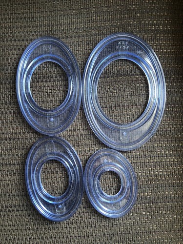 Creative Memories Stencil Set Of 4 Ovals Used | eBay