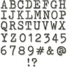 Tim Holtz Sizzix Thinlits Die ~ ALPHANUMERIC TINY TYPE LOWER ~Alterations 664407 630454260936 | eBay