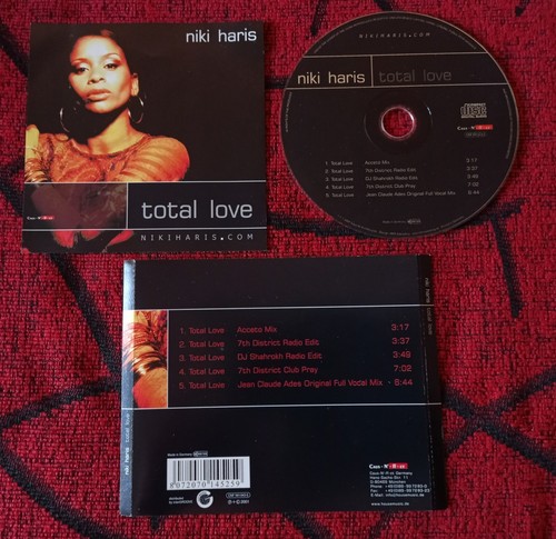 NIKI HARIS ** Total Love ** ORIGINAL 2001 GERMANY 5-TRACK CD SINGLE ...