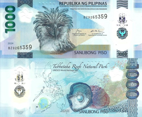 Philippines 1000 pesos 2024 P-241c UNC | eBay