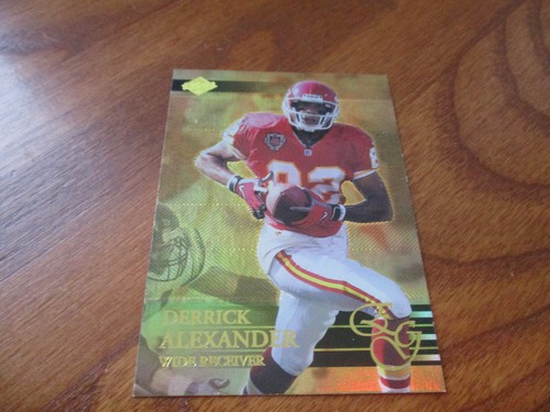 derrick alexander (kansas city chiefs -wr) 2000 collectors edge CARD ...