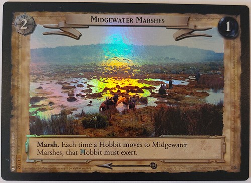 LOTR TCG Fellowship of the Ring MIDGEWATER MARSHES 1U332 FOIL LP | eBay
