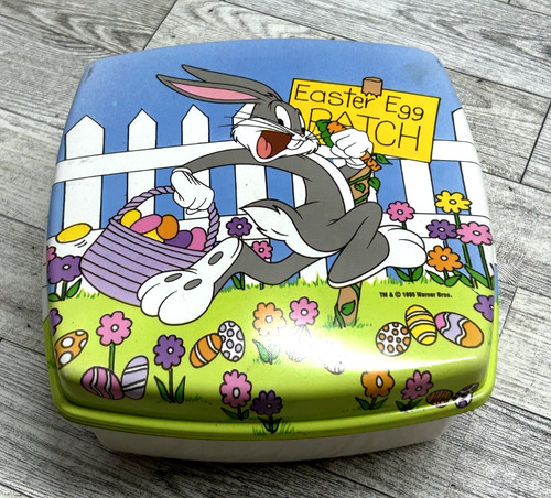LOONEY TUNES "BUGS BUNNY" HAPPY EASTER WARNER BROS DATED 1995 PLASTIC ...