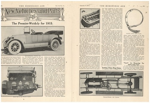 1915 Premier-Weidely Auto of Indianapolis Complete Article & Pics ...