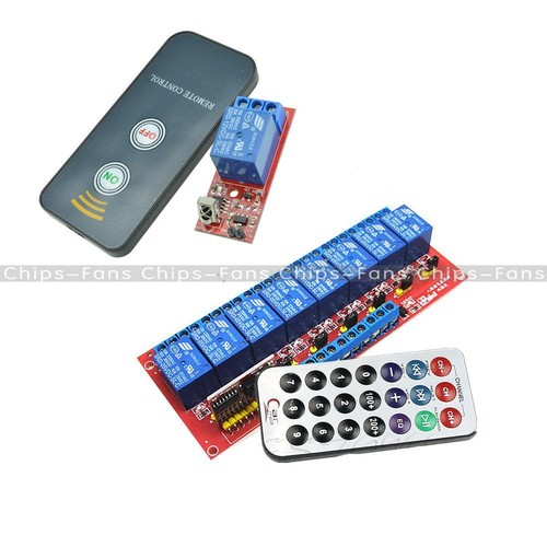 1/8 Channel Infrared Remote Control Switch Relay Multi-function 5/12V ...