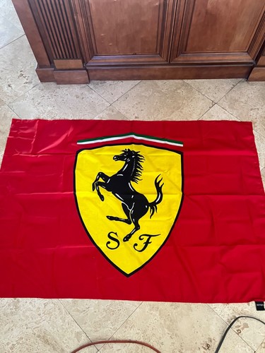 F1 Scuderia Ferrari Big Nylon Flag 90x140cm New Racing Banner | eBay