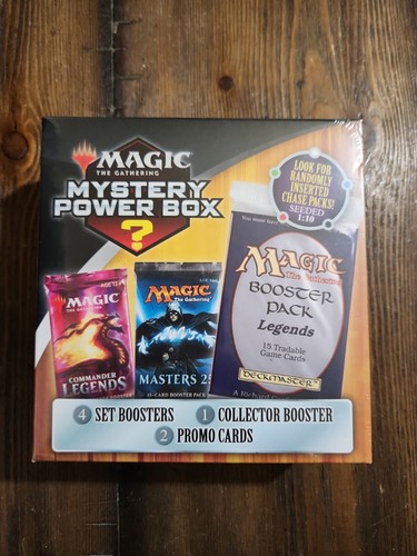 NEW! Magic MYSTERY POWER BOX 4 Booster Packs, 2 Promos, 1 Collector ...