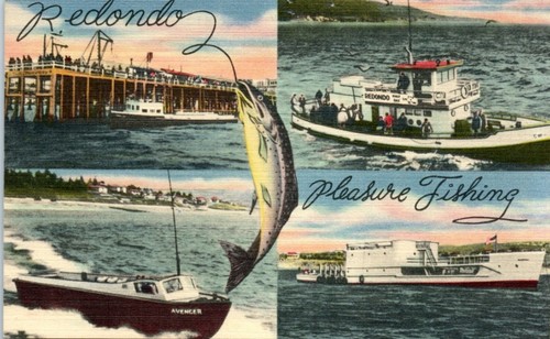 Redondo Pleasure Fishing Monstad Pier Redondo Beach CA Multiview ...