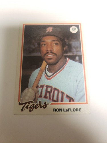 1978 Topps Burger King Restaurant Detroit Tigers Ron LeFlore #19 | eBay