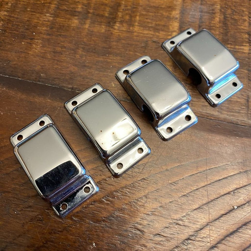 Squier Bronco Bass Tuner Cover 2000’s Chrome Set of 4 | eBay