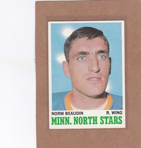 1970-71 TOPPS HOCKEY NORM BEAUDIN ROOKIE #48 NORTH STARS EX+ *A26517 | eBay