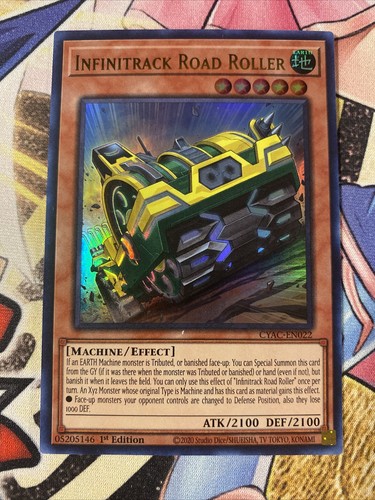 (CYAC) Yugioh! Infinitrack Road Roller - CYAC-EN022 - Ultra Rare - 1st ...