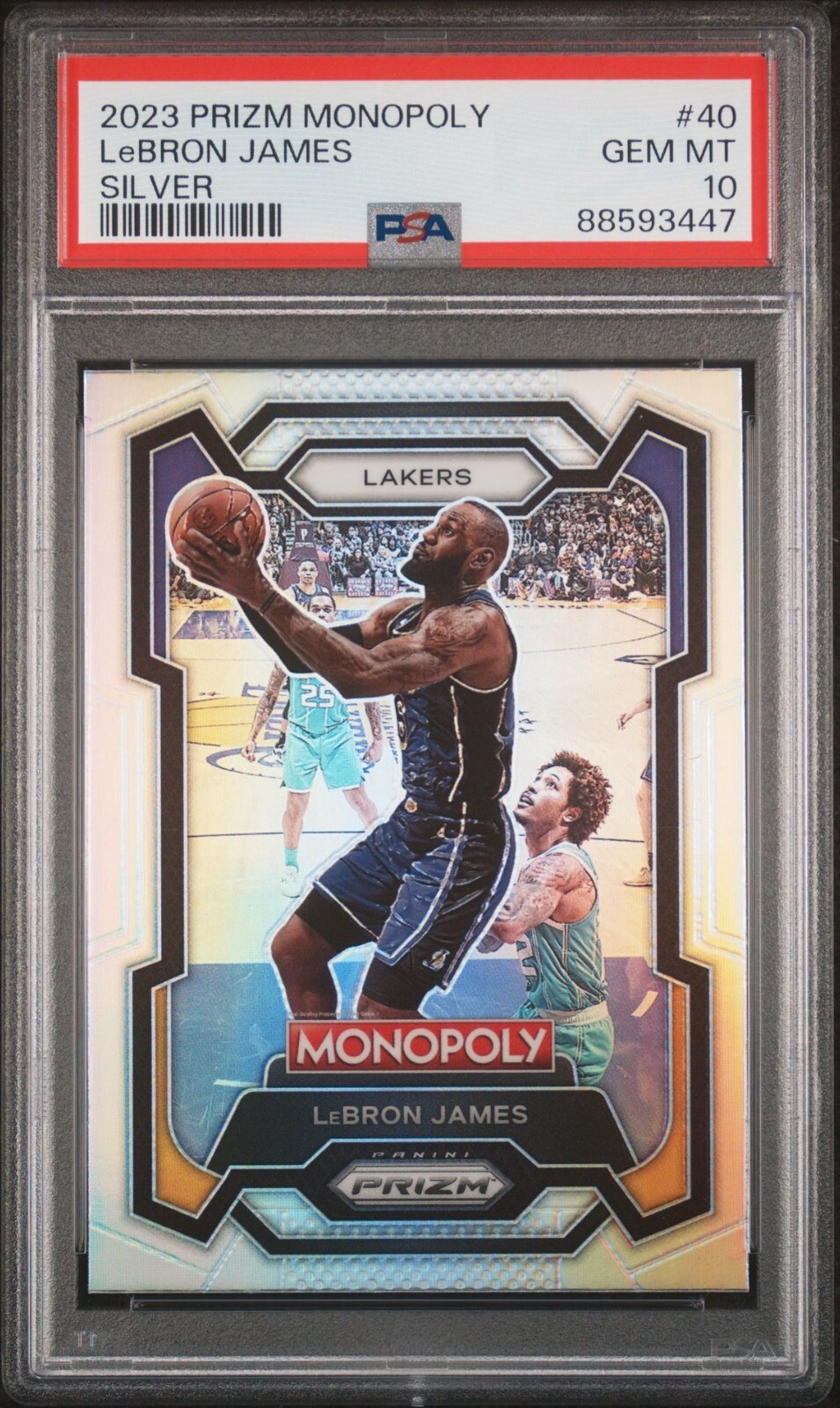 LeBron James 2023 Prizm Monopoly #40 Silver Price Guide - Sports Card ...