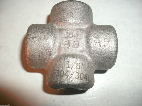 304 Stainless Steel Cross 1/8" Pipe Threaded Class 150 4 WAY UNION | eBay