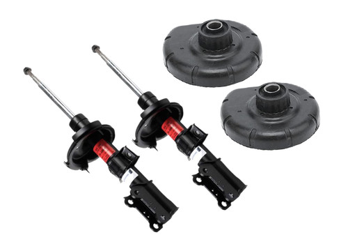 Set of 2 Front Struts & 2 Front Strut Mount Bushings SACHS / PRO PARTS ...