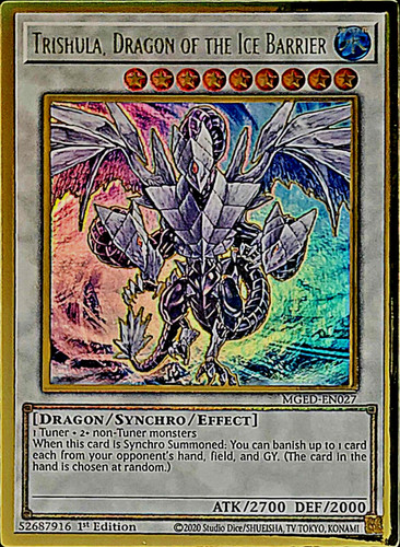 Trishula, Dragon of the Ice Barrier MGED-EN027 | eBay