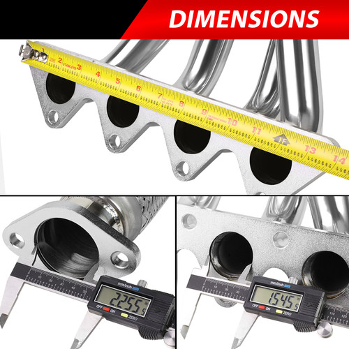 EXHAUST HEADER FOR 2006-2011 HYUNDAI ACCENT /KIA RIO /RIO5 1.6L ...