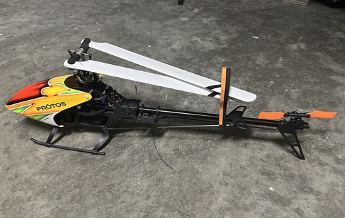 MSH Protos 500 Electric Remote Control Model Helicopter w/ Flybarless ...