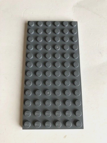 Lego Parts: Flat Plate, 6x12, Dark Bluish Gray, Part # 3028, 1 Piece | eBay