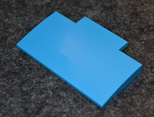 (1) 5x8 Dark Azure (Blue) Wall Panel / Ramp Rounded Top Bow Bricks ...