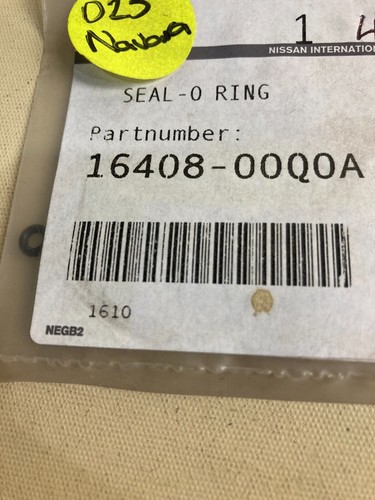 NISSAN OEM GENUINE - 16408-00Q0A SEAL O-RING | eBay Australia