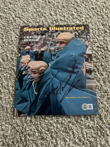 TERRY HANRATTY Signed Autographed 8x10 Photo SI Cover NOTRE DAME ...