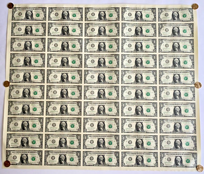 Uncut Dollar Bills for sale | eBay