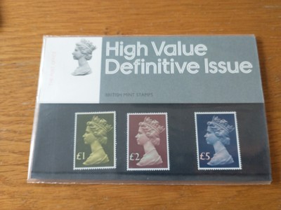 High Value Definitives in Great Britain Stamp Presentation Packs for ...